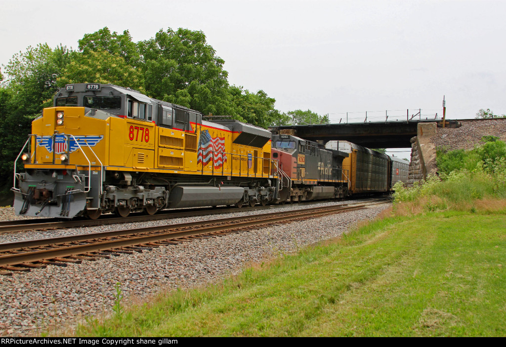 UP 8778 Heads WB with a patched Sp Unit!!